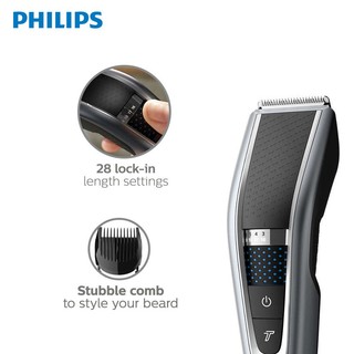 Philips 5000 Series Washable Hairclipper with Accessories and Pouch ...