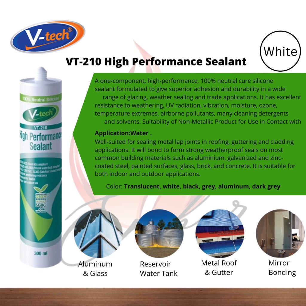 Vtech Acrylic Sealant | Silicone Sealant | Acetic Sealant | Neutral ...
