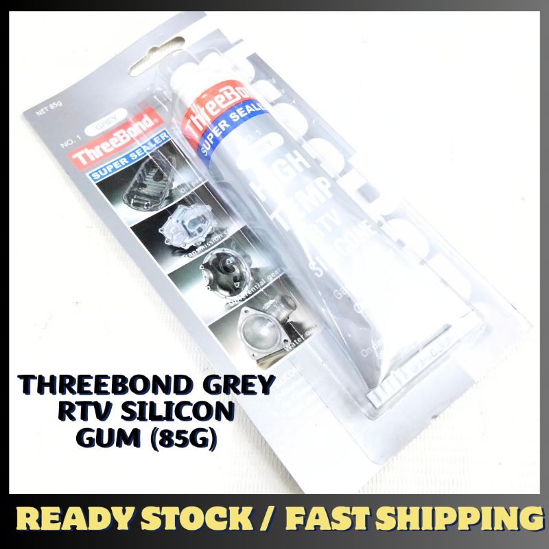 THREEBOND SUPER SEALER GREY (85G) RTV SILICONE GAM GUM GASKET MAKER ...