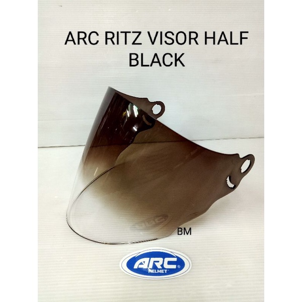 ARC RITZ HELMET VISOR HALF BLACK | Shopee Malaysia