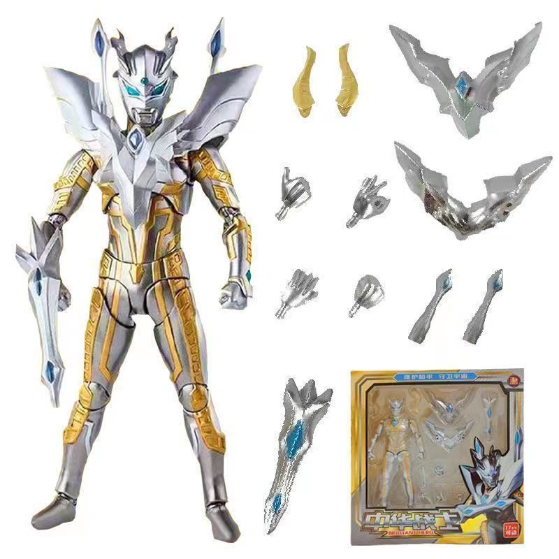 Golden Zero Shining Ultraman Zero Blazer Toy Straw's Gold Siro Shining ...