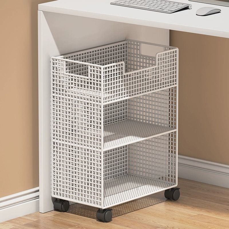 Get gifts/HY/6 Bookshelf under Desk Shelf Floor Book Storage Box Desk ...