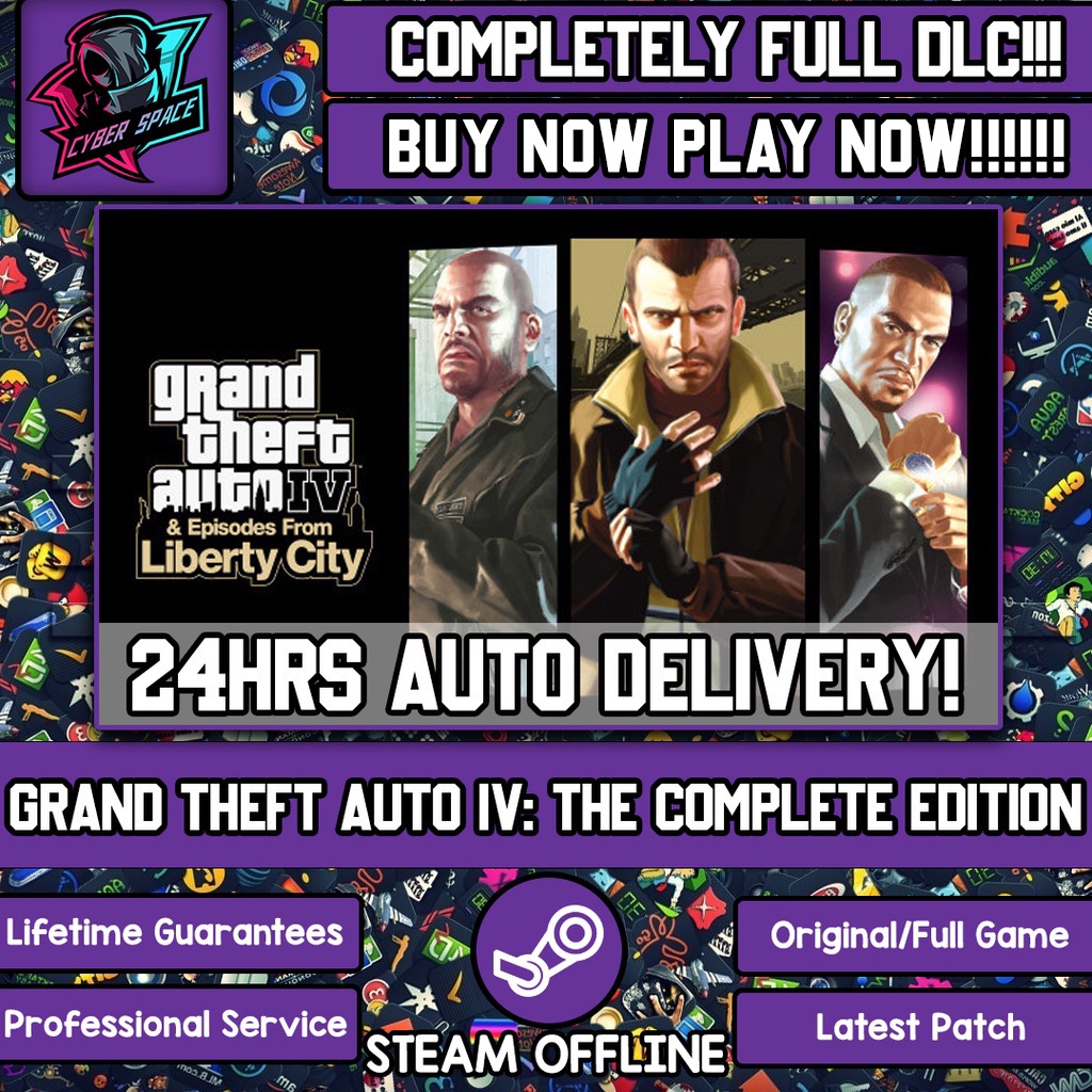 Grand Theft Auto IV: The Complete Edition [Auto Delivery] [Steam ...