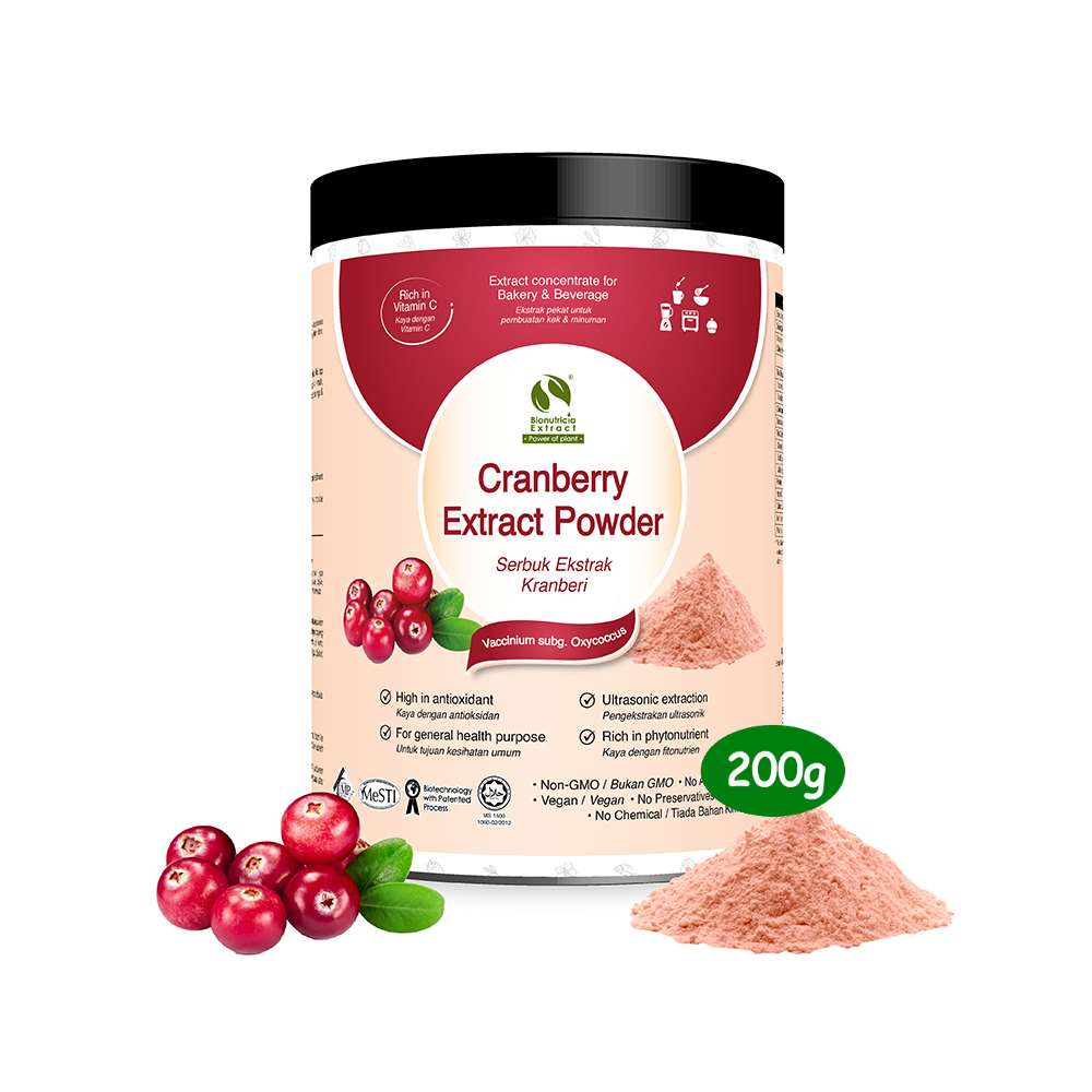 Cranberry Standardized Extract Powder 200g High Antioxidants reduce ...