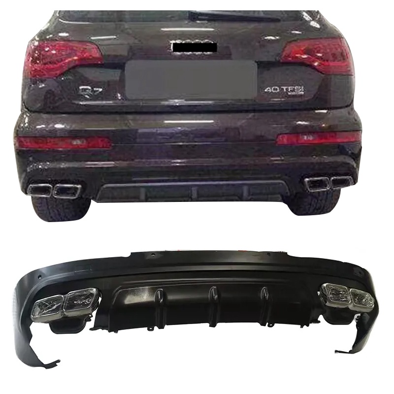 Hot Sale Auto Parts Q7 Body Kit RSQ7 Rear Bumper Diffuser for Audi RSQ7 ...