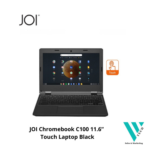 JOI Chromebook C100 11.6” Touch Laptop Black (Celeron N4120, 4GB, 64GB ...