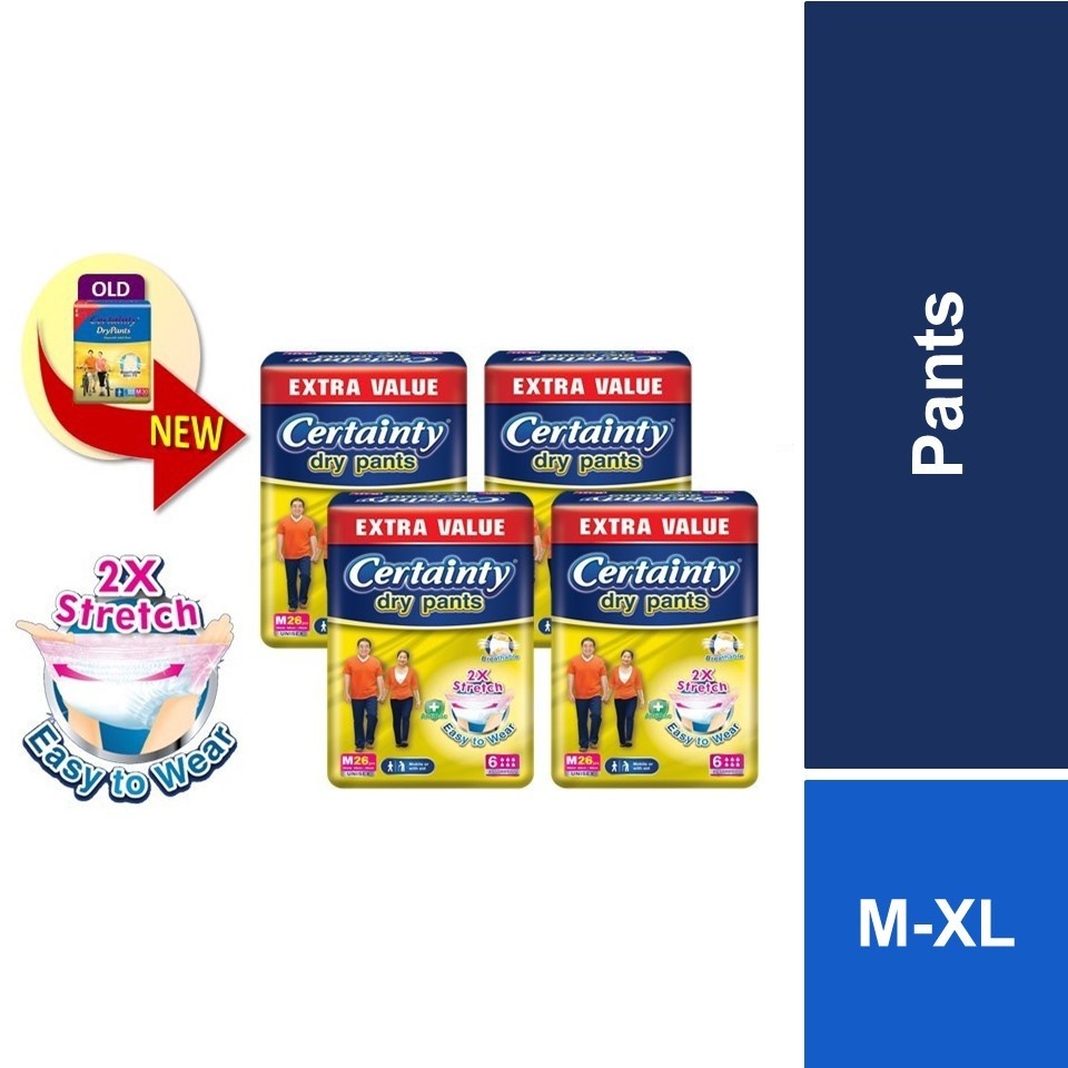 Certainty Drypants Jumbo Pack- M104/L88/XL80 | Shopee Malaysia