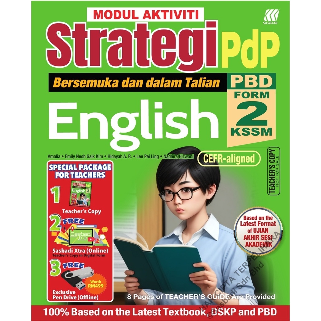 Sasbadi 2024: Modul Aktiviti Strategi PDP: English Form 2 ( Edisi Murid ) BK24MBI2 9789837736900 ...