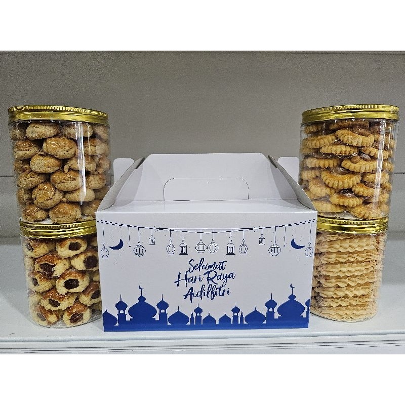 Biskut Raya Aidilfitri Kotak Gift / Kuih Raya Tart Nenas / Biskut ...