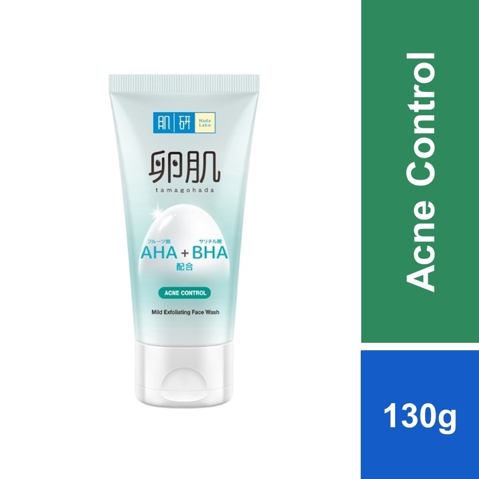 Hada Labo AHA/BHA Face Wash Acne Control Cleanser/Exfoliate/Fight ...