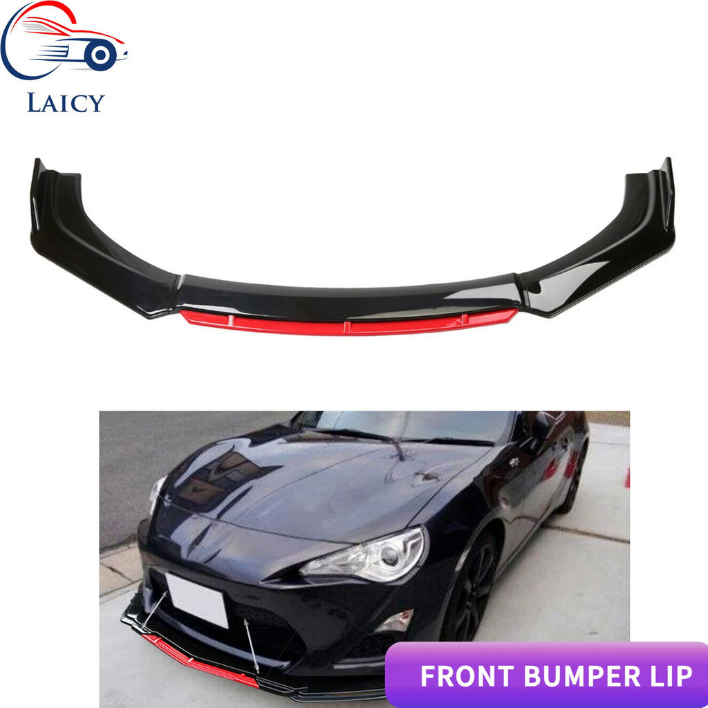 LAICY For Toyota 86 GT 2017-2020 Front Bumper Lip Chin Spoiler Splitter ...