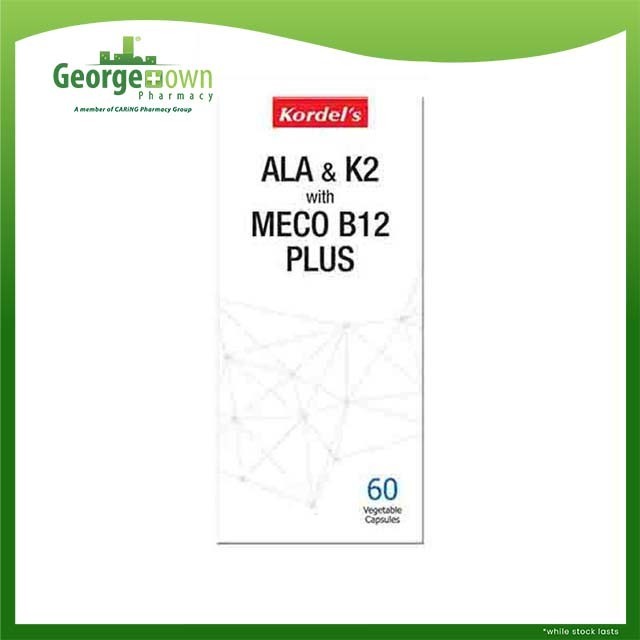 KORDELS ALA & K2 WITH MECO B12 PLUS VEGETABLE CAPSULE 60S | Shopee Malaysia