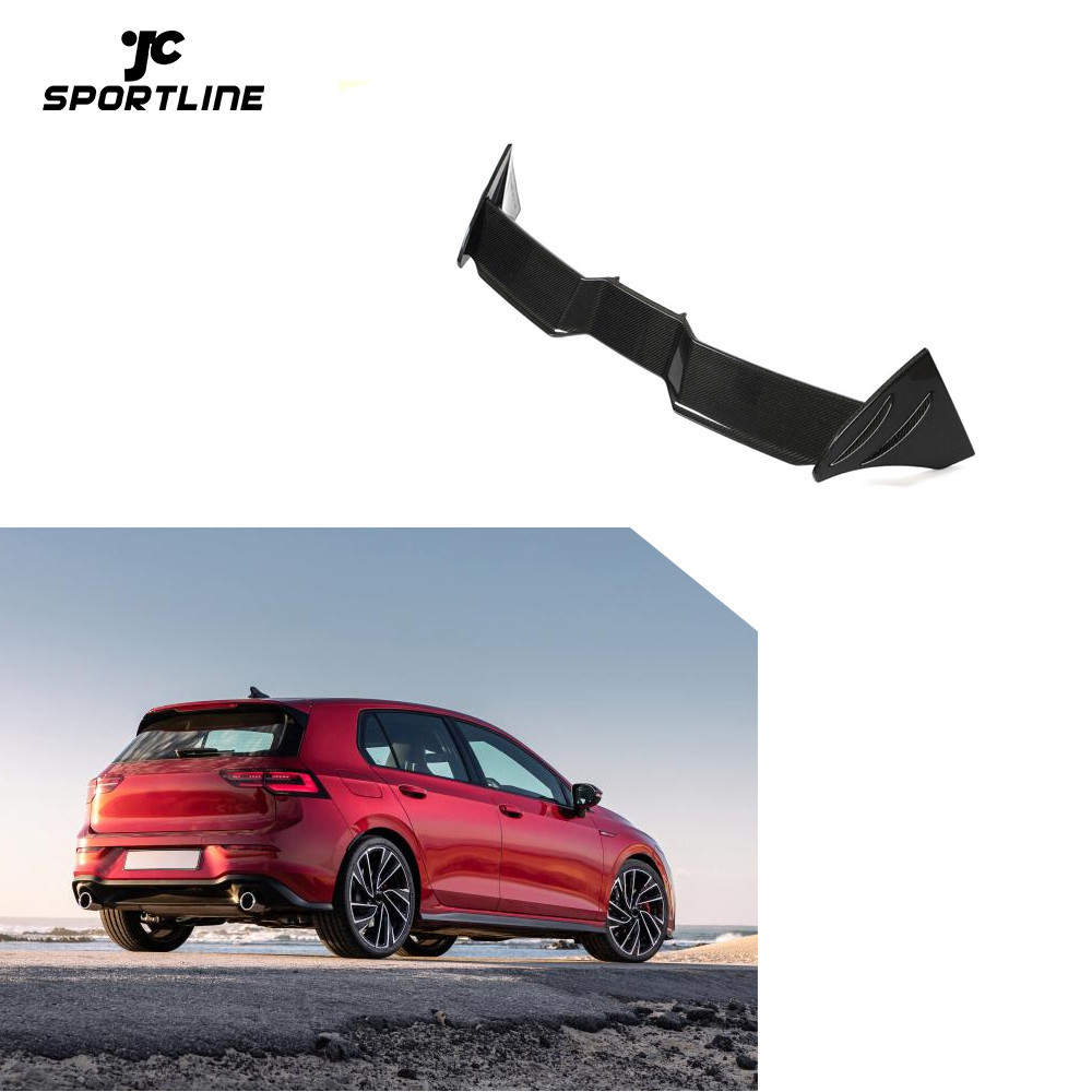 MK8 Carbon Fiber Rear Roof Wing Spoiler for VW Volkswagen Golf8 MK8 GTI ...