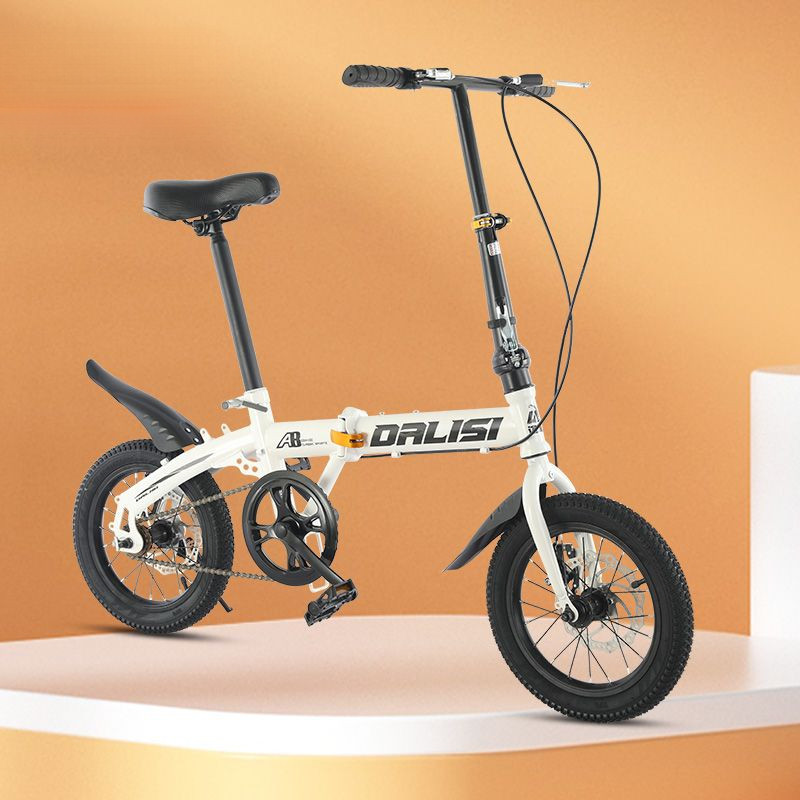 New mini 12/14/16 inch folding bicycle mechanical disc brake adult ...