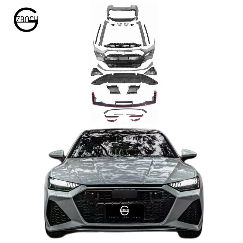 Bodykit For 2019+ Audi A7 S7 upgrade to RS7 Front bumpers auto parts ...