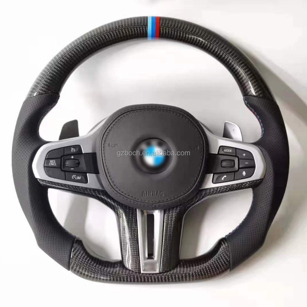 M Sport LED carbon fiber Steering Wheel assembly For BMW F10 F30 F32 ...