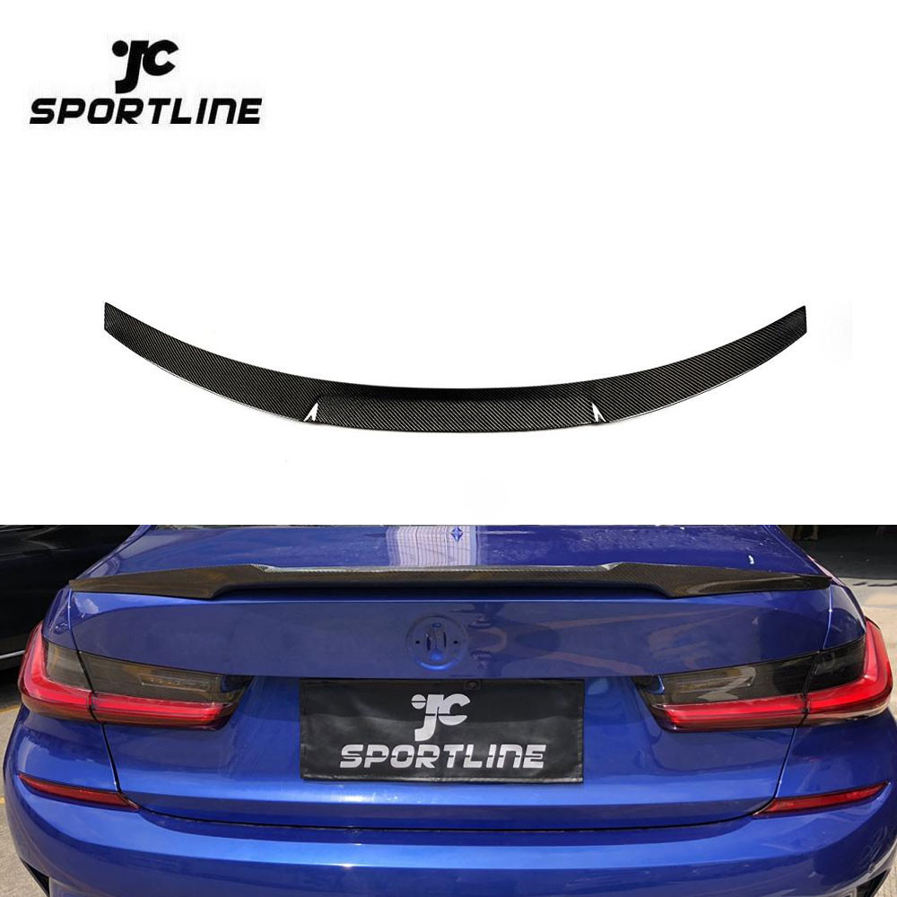 M4 Style Carbon Fiber Car Trunk Spoiler for BMW G20 330i M340i Sedan ...
