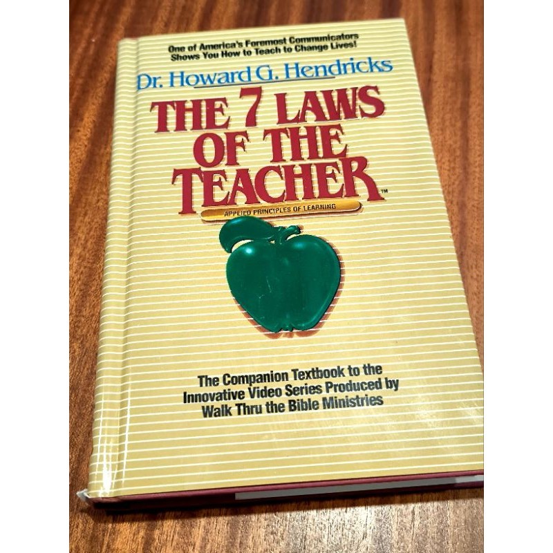 The 7 Laws Of The Teacher Applied Principles Of Learning Book By Dr ...