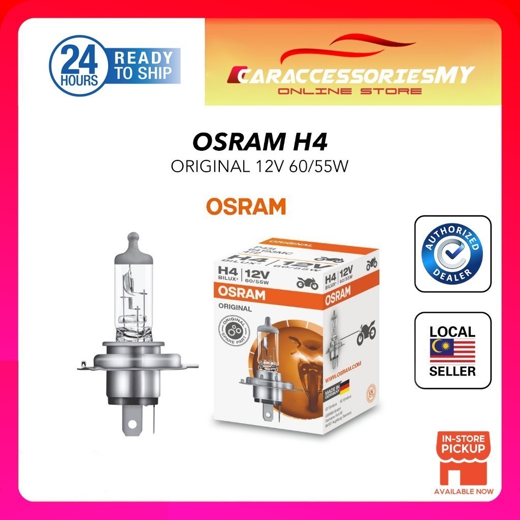 Osram Original H4 12v 60/55w Halogen Bulb 1PCS myvi axia viva | Shopee ...