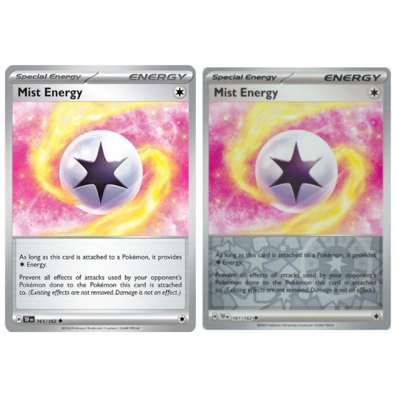 Mist Energy 161/162 SV05 Temporal Forces NA / Reverse Holo RH Pokémon ...