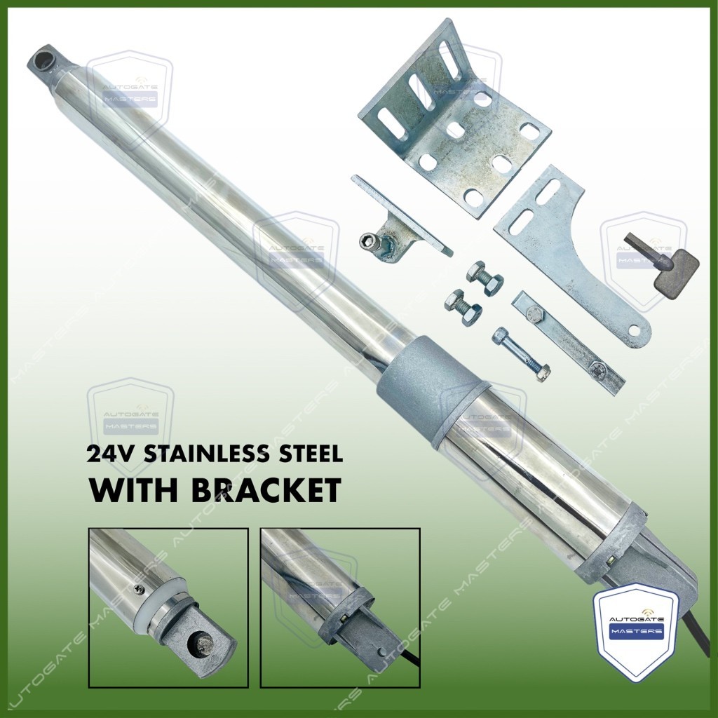 24V STAINLESS STEEL AUTO GATE ARM AUTOGATE SW300 OAE 333A ( 1PC MOTOR ...