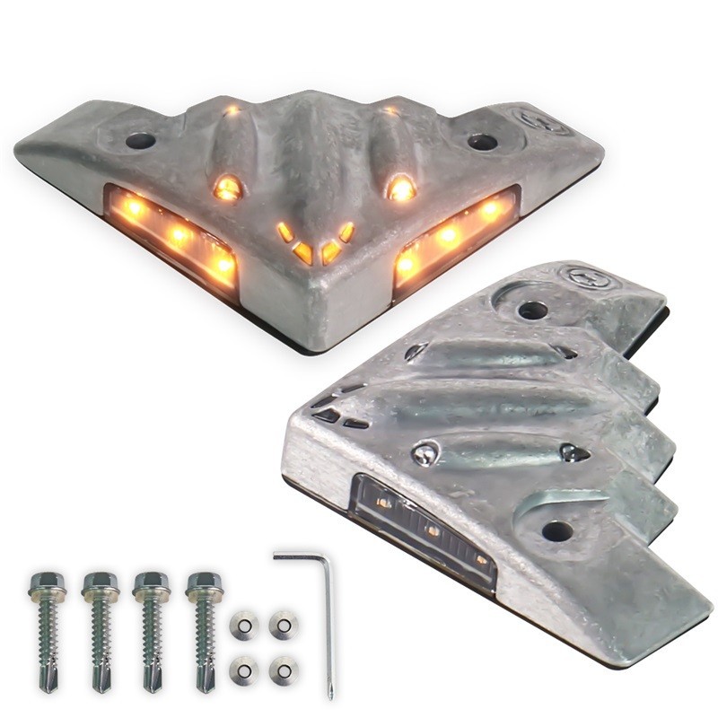 OVOVS Truck Van Flashing Led Safety Warning Light 12/24v Tail Lift Rear ...