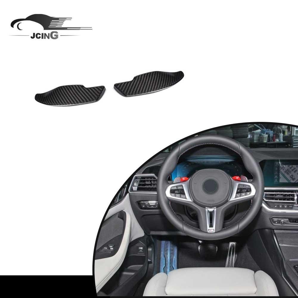 Factory ODM Dry Carbon Fiber Steering Wheel Shift Paddle Shifter Auto body kit for BMW M2 G87 ...