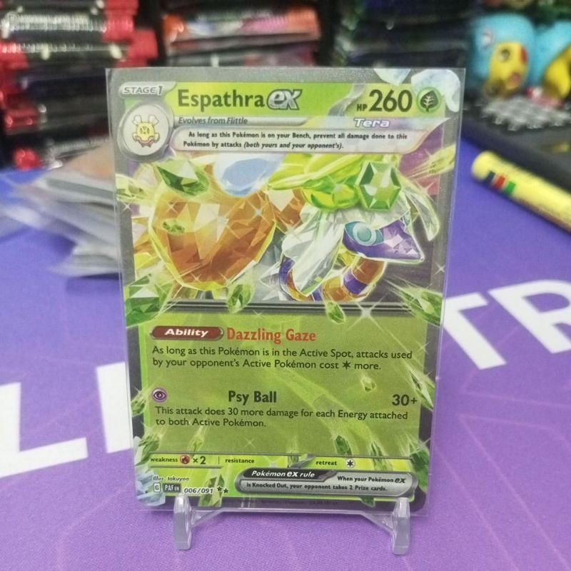 Espathra ex 006/091 Paldean Fates | Shopee Malaysia