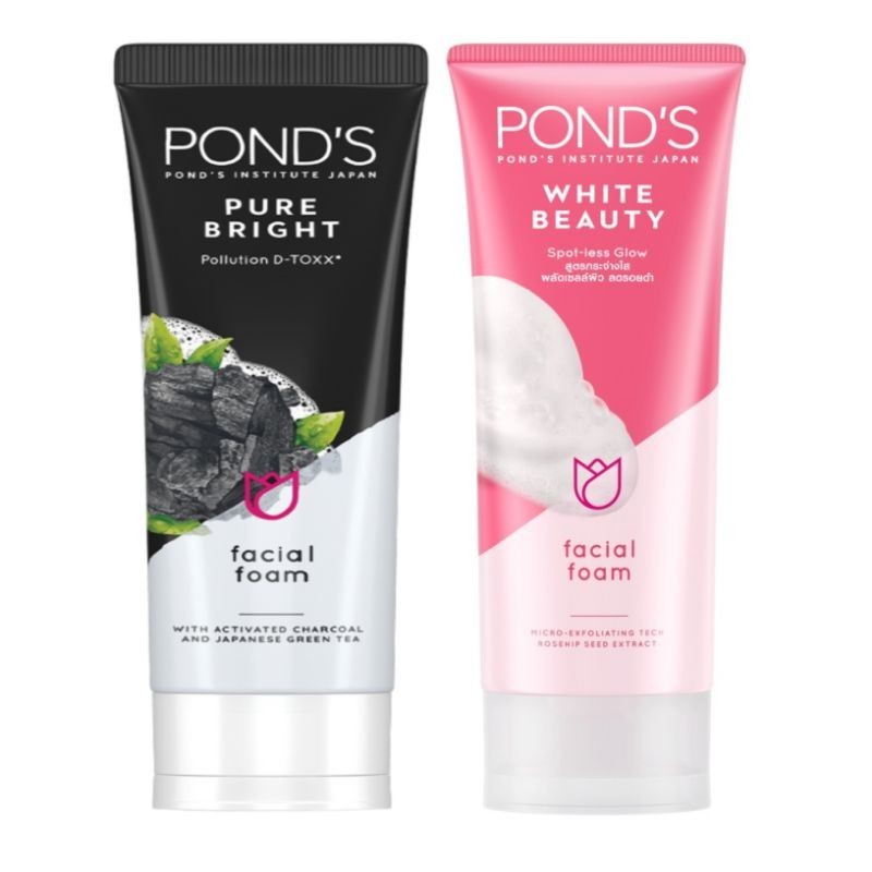 PONDS'S Pure Bright / POND'S Bright beuty serum Facial Foam | Shopee ...