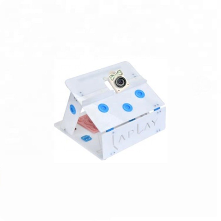 Reusable surgical medical laparoscopy gynecology training box including ...