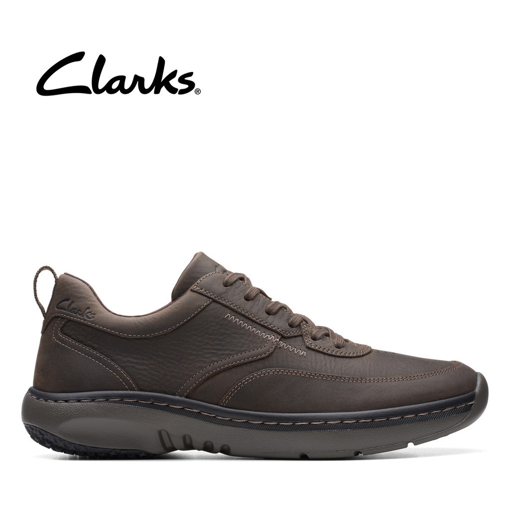 Clarks Mens Clarks Pro Lace Sneakers - Dark Brown Tumbled | Shopee Malaysia