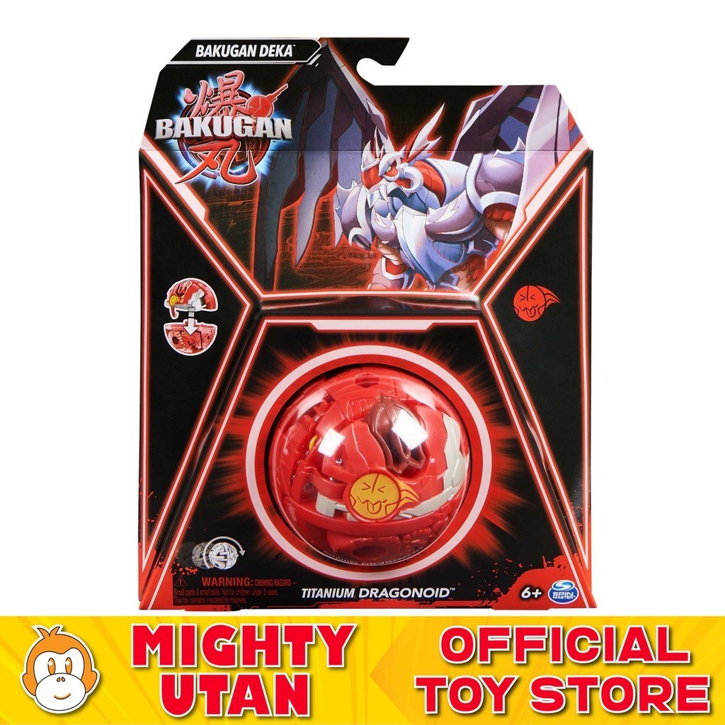 [Original] Bakugan Deka, Titanium Dragonoid, Jumbo Collectible, Customizable Action Figure and ...