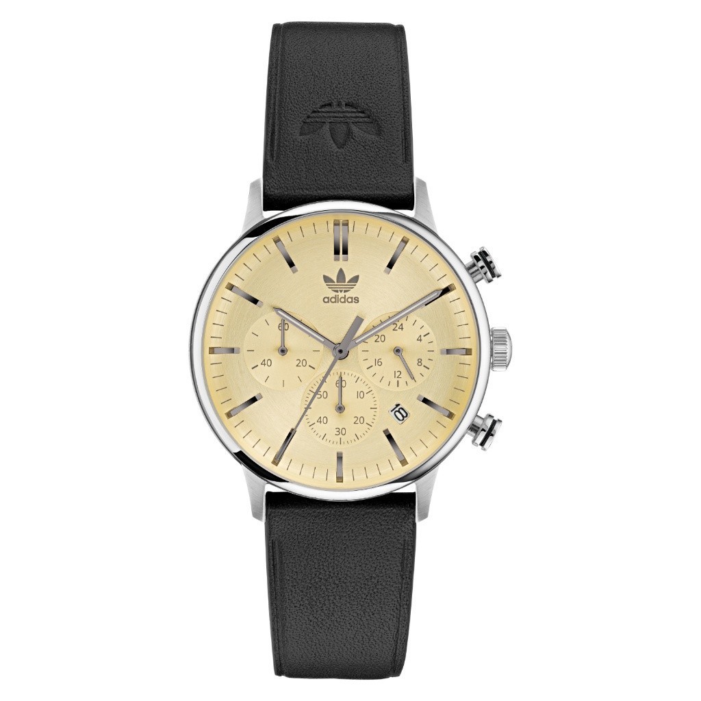 adidas Originals Code One Chrono Chronograph Watch Leather ASAOSY2253 ...