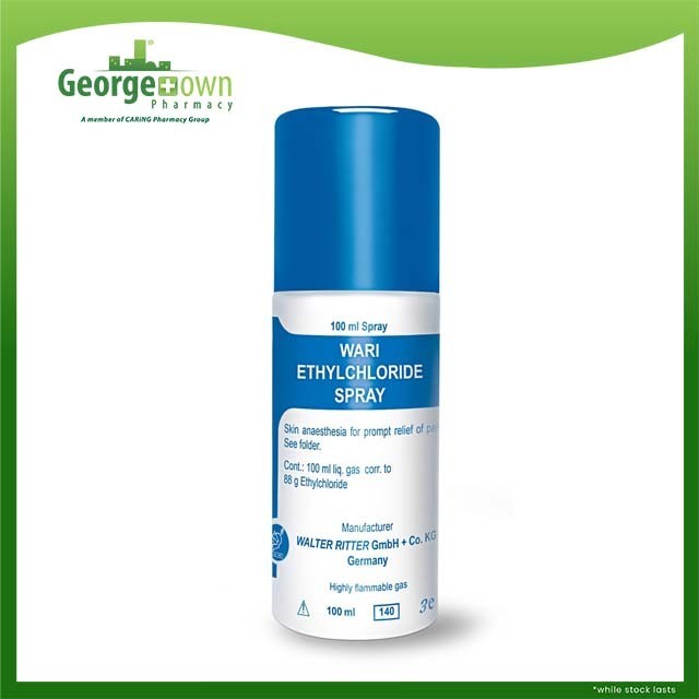 Ethychloride Spray Walter Ritter (100ml) [Georgetown Pharmacy] | Shopee ...