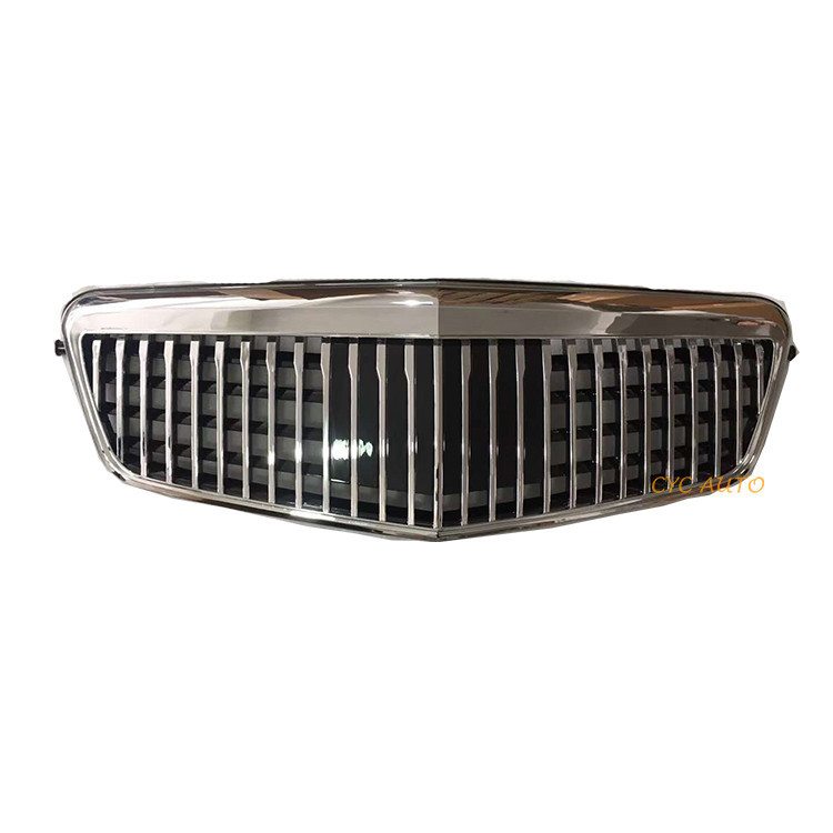 Maybach style Grille Black color front bumper grill For Mercedes Benz E ...