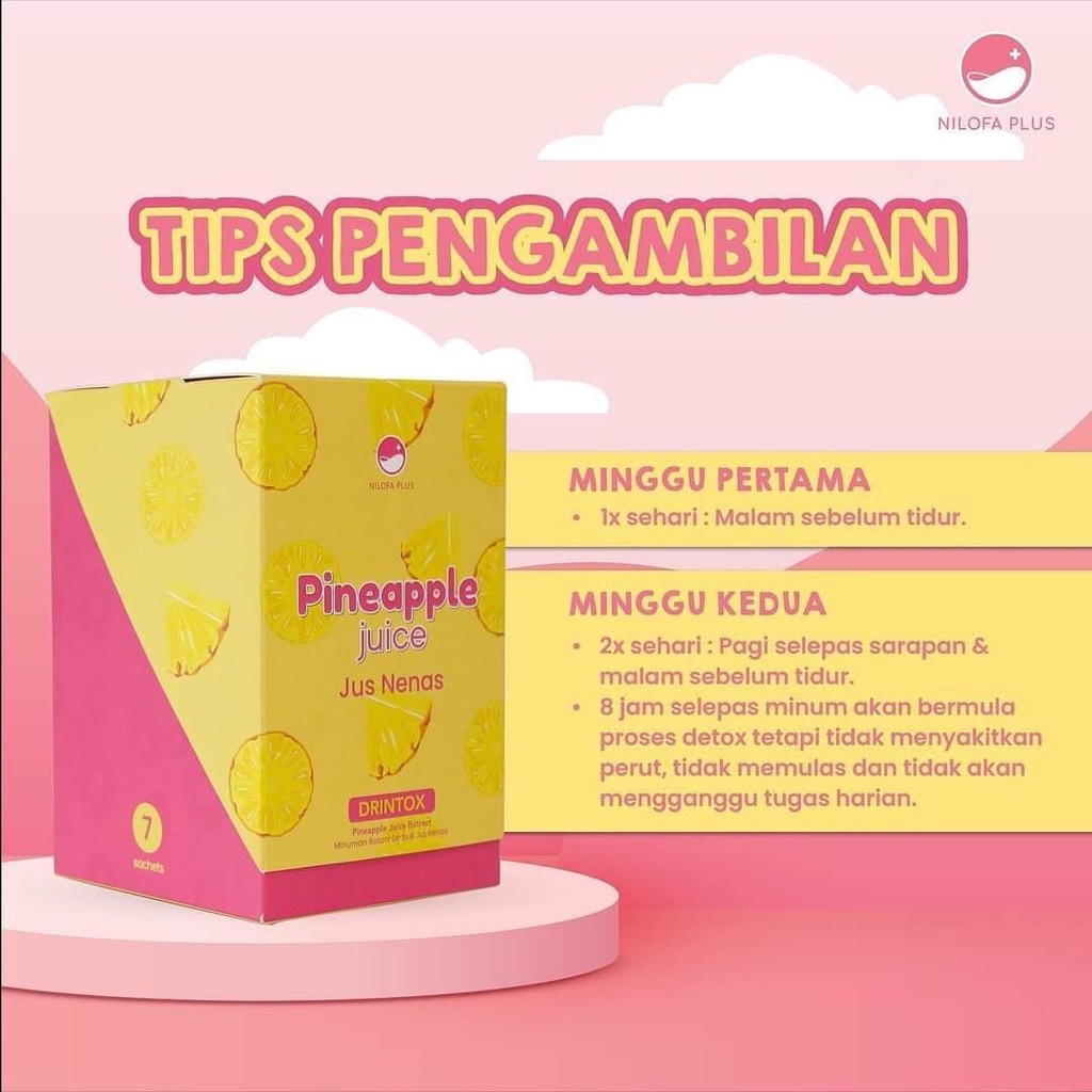 DRINTOX PINEAPPLE JUICE NILOFA | Shopee Malaysia