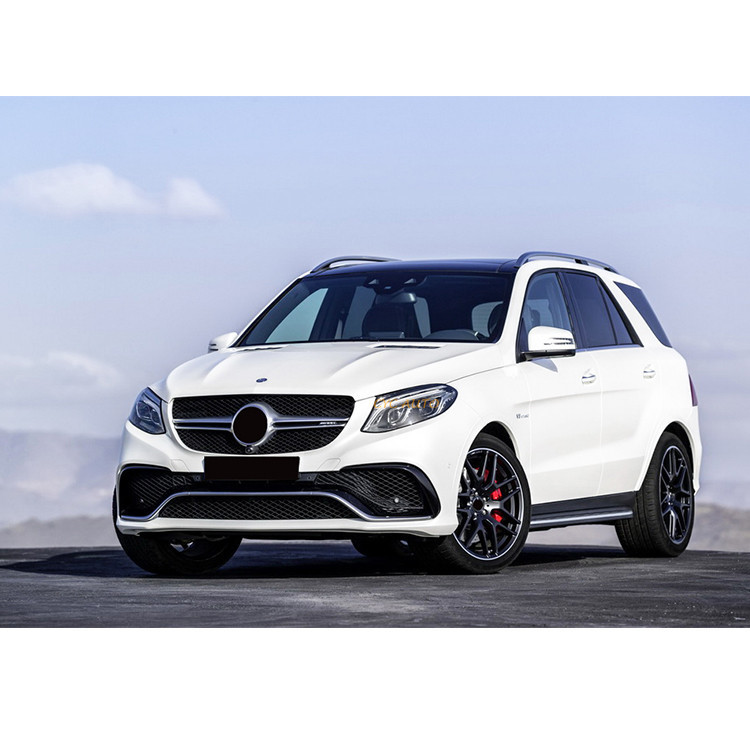 GLE63 style AMG bodykit front rear bumper rear diffuser with grille for ...