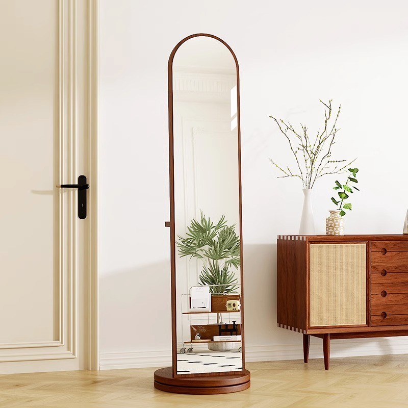 ST-ΨDressing Floor Mirror Rotating Vertical Full-Length Mirror ...
