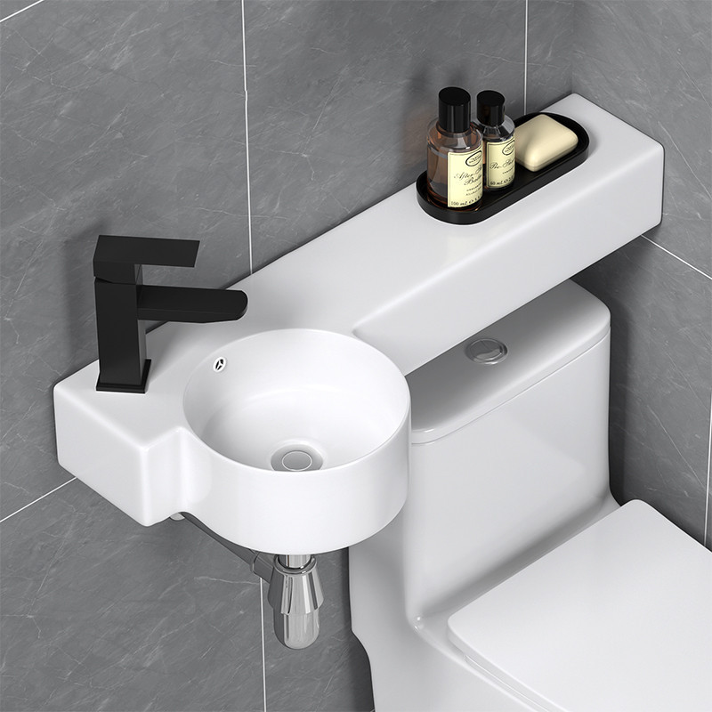ST-ΨSmall Apartment Wall-Mounted Wash Basin Cabinet Combination Ultra ...