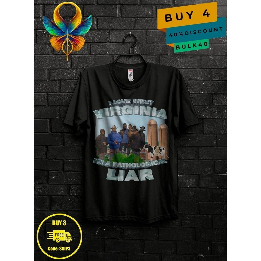 I Love West Virginia Meme Gift For Man Shitpost Cursed Shirts Ugly ...