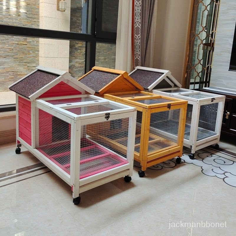HY-6/Chicken Coop Outdoor Double-Layer Rabbit Cage Rabbit Nest Luxury ...