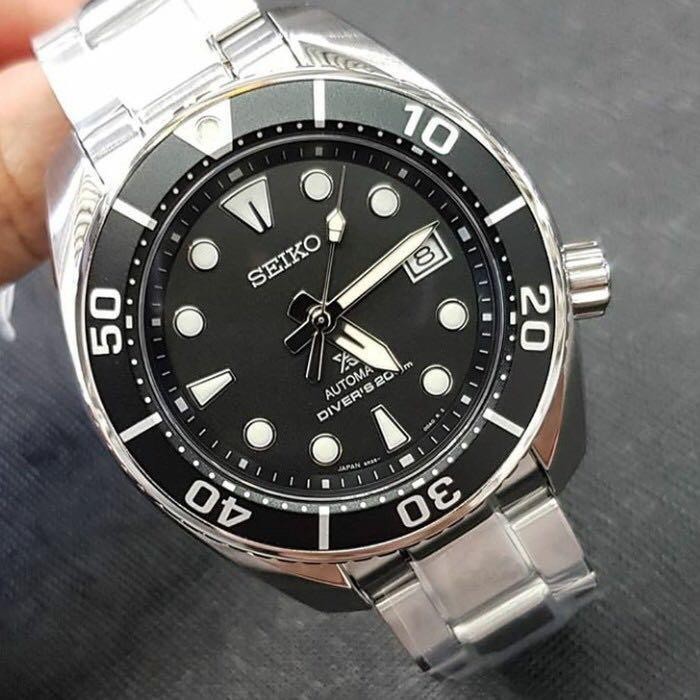 Seiko SPB101J1 Prospex Sumo Black Automatic Stainless Steel Men's Diver's Watch | Shopee Malaysia