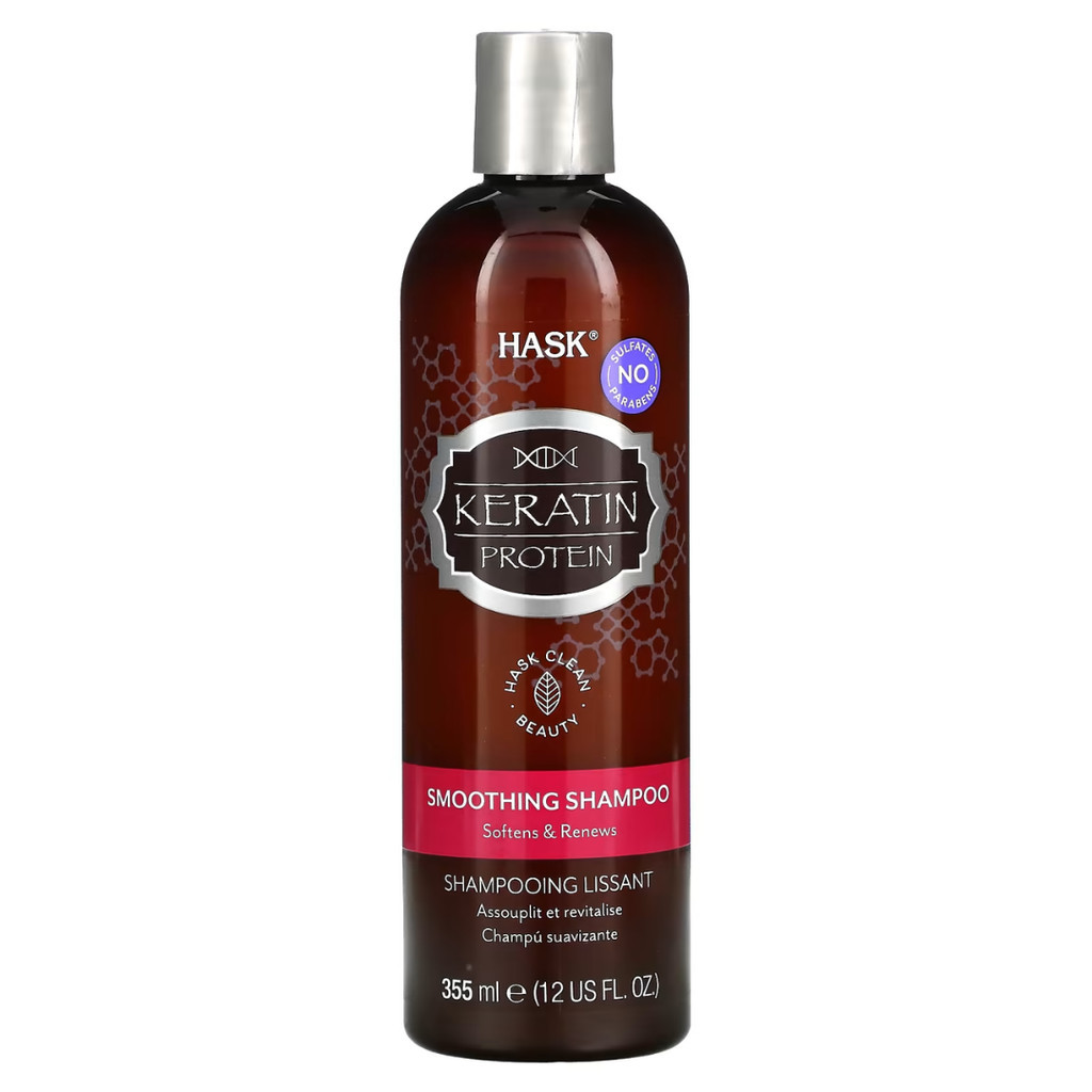 Hask Beauty, Keratin Protein, Smoothing Shampoo, 12 fl oz (355 ml ...