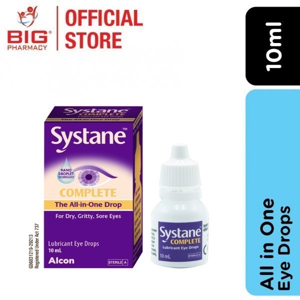 Alcon Systane Complete Lubricant Eye Drops 10ml | Shopee Malaysia