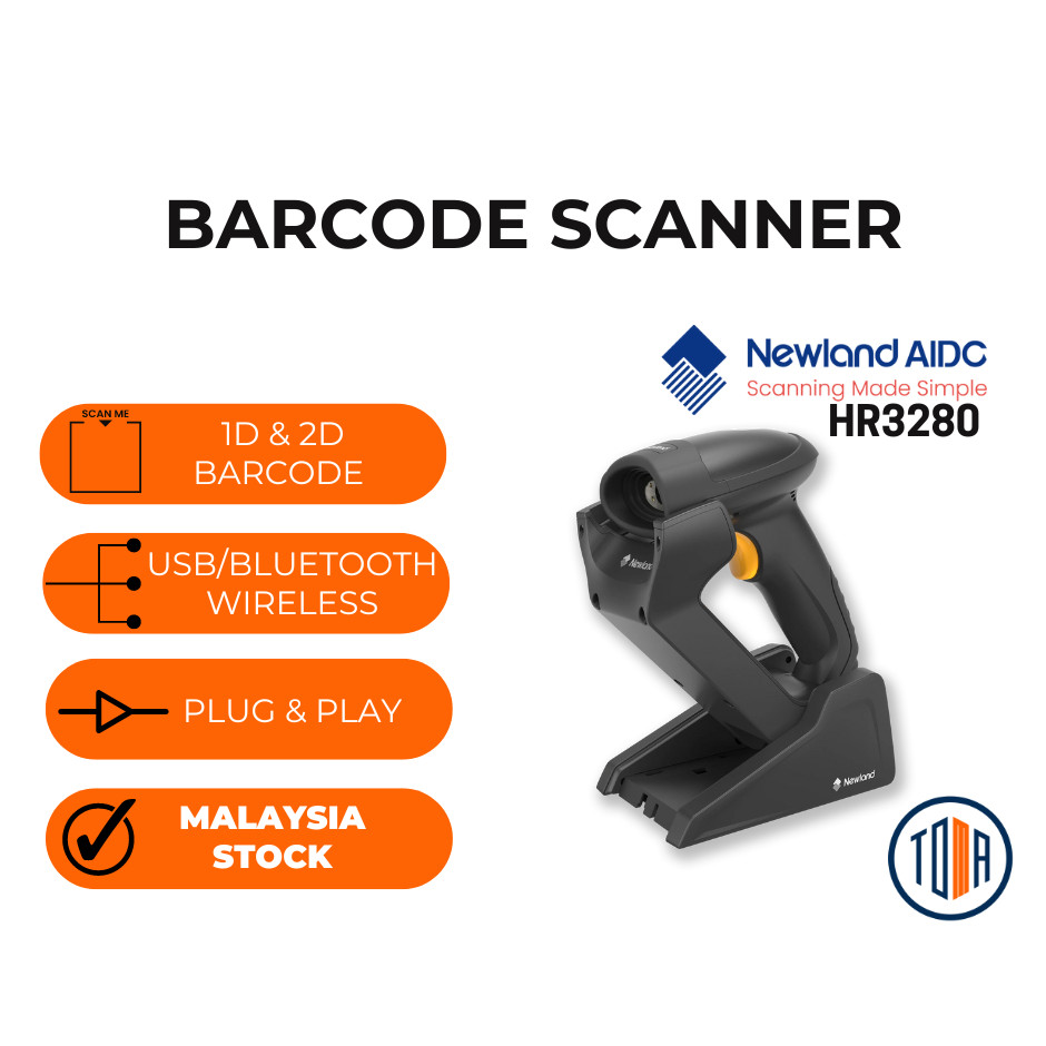 Newland HR3280 1D/2D Barcode Scanner QR Scanner | Shopee Malaysia