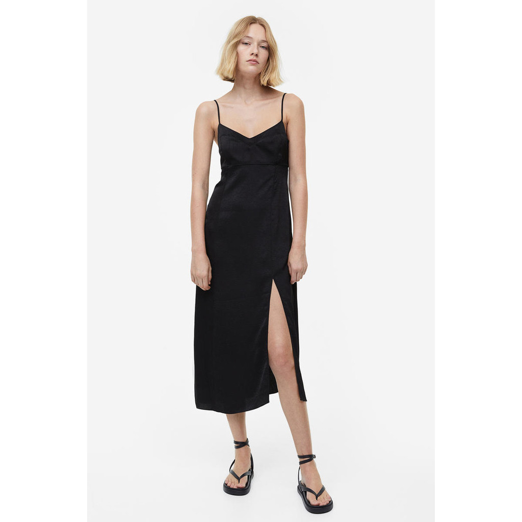 H&M - Open-back dress (Women) | Shopee Malaysia