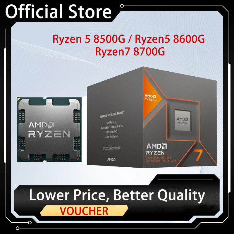 AMD Ryzen 7 8700G CPU Ryzen 5 8500G / Ryzen5 8600G / AMD Ryzen 8000 Series CPU AMD CPU R7 8700G ...