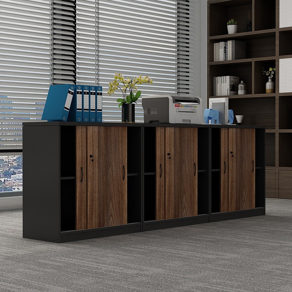 ST#🌳Printer Sliding Door Side Hallway Locker Sliding Door Windows and ...