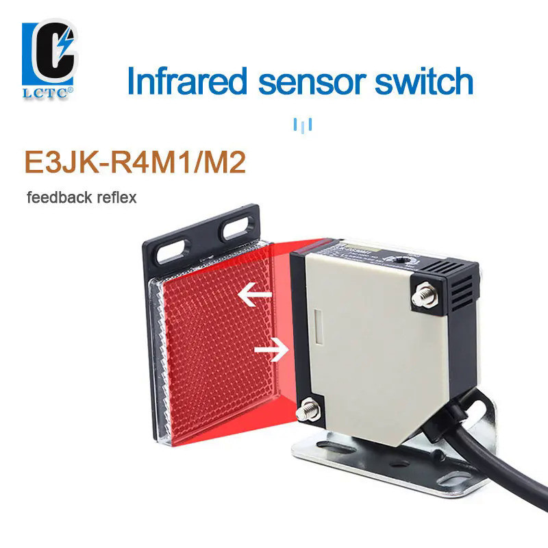 Brand new Photoelectric switch E3JK-R4 feedback reflection infrared ... Brand new Photoelectric switch E3JK-R4 feedback reflection infrared ...