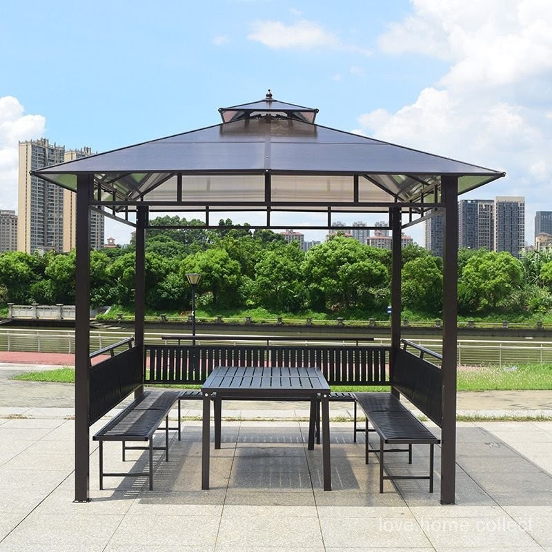 Outdoor Courtyard Pavilion Sunshade Tent Simple Mobile Outdoor Leisure ...